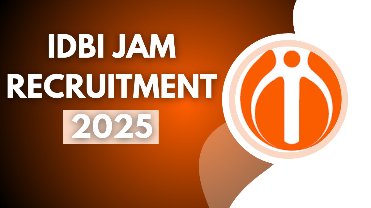 IDBI JAM Exam Date 2025 Out for 650 Vacancies, Syllabus