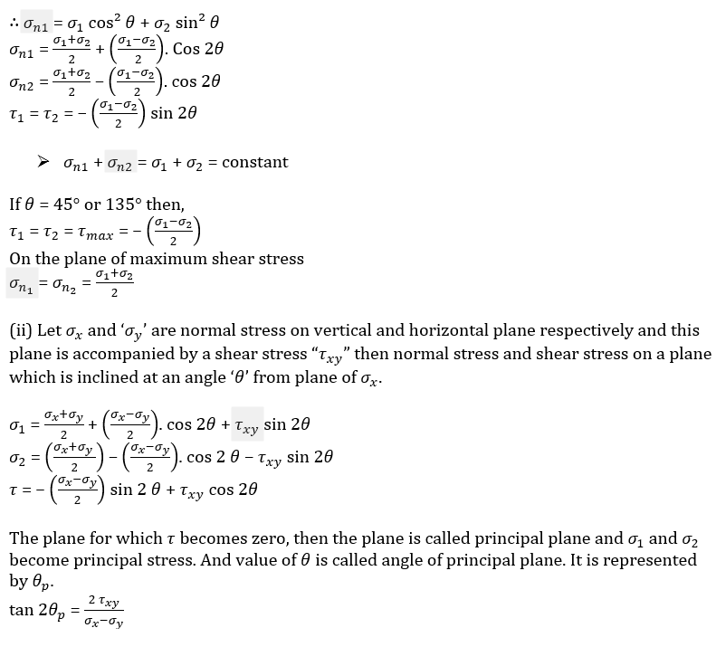Daily Concept Booster Mechanical Engineering: Principal Stress