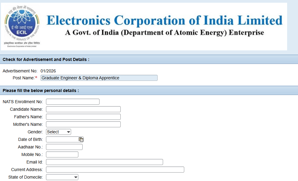 ECIL Apprentices Recruitment 2026, Last Date To Apply Online for 248 Posts