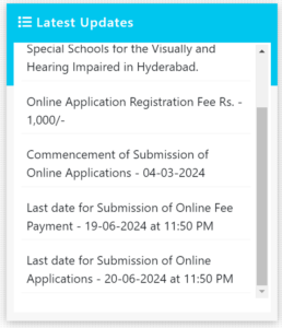 TS DSC Apply Online 2024, Application Form Started