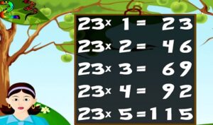 Table 23 | 23 Times Table | 23 Table Maths
