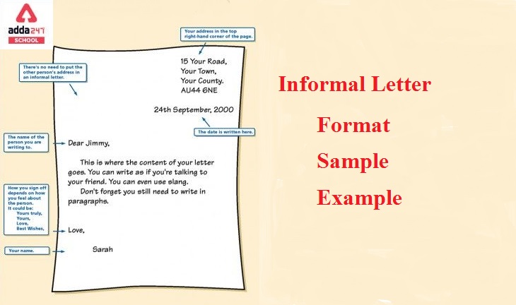 Informal Letter: Format, Samples, Examples in English