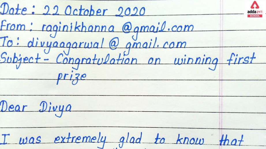 Email Writing Format for Class 10- Check 100 Topics for E mail Writing