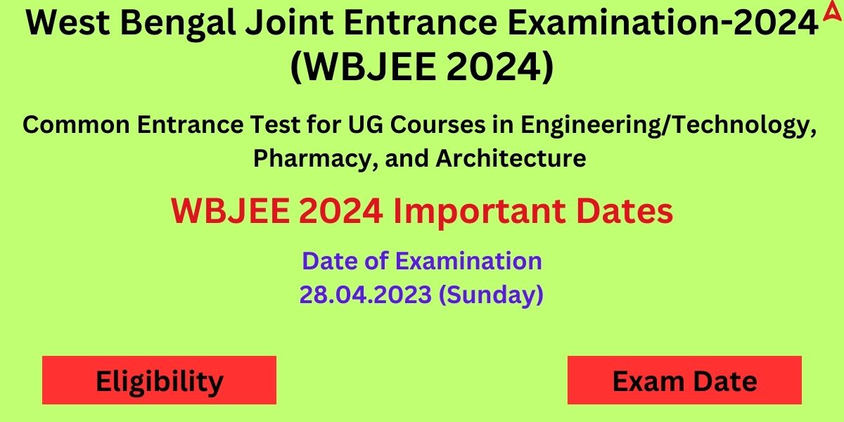 WBJEE 2024: Exam Date, Registration Last Date, Books