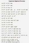 Algebra Formulas PDF, Get All Algebraic Identities Formula Chart for ...