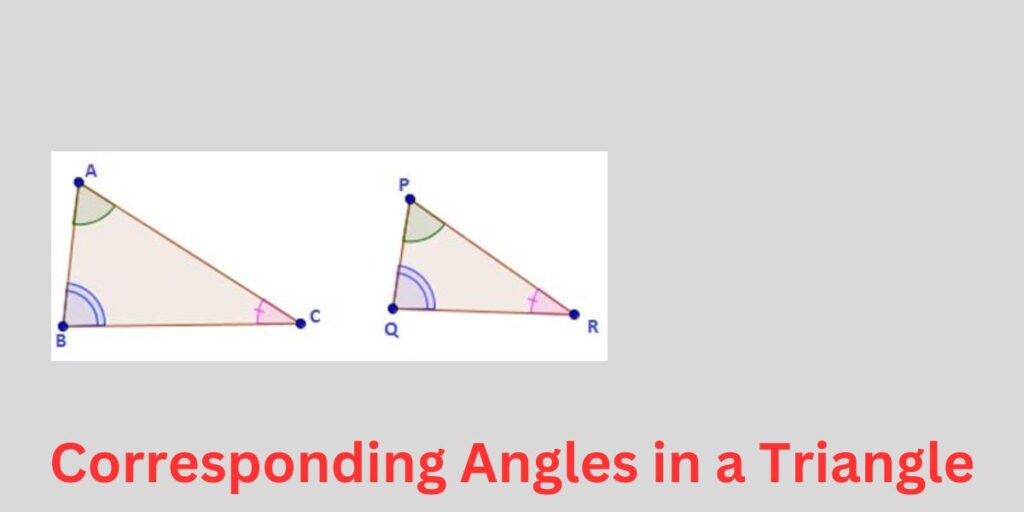 Corresponding Angles - Definition, Types, Properties and Solved Examples