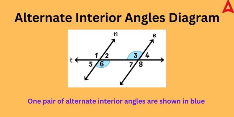 Alternate Interior Angles- Definition, Theorem, Diagram, Examples