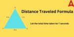 Distance Traveled Formula in Physics with Aceleration
