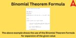 Binomial Theorem- Definition, Formula, Proof, Examples, PDF