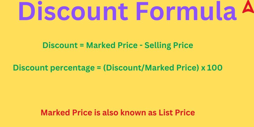 Discount Formula- Check Loss Discount Percentage Formula