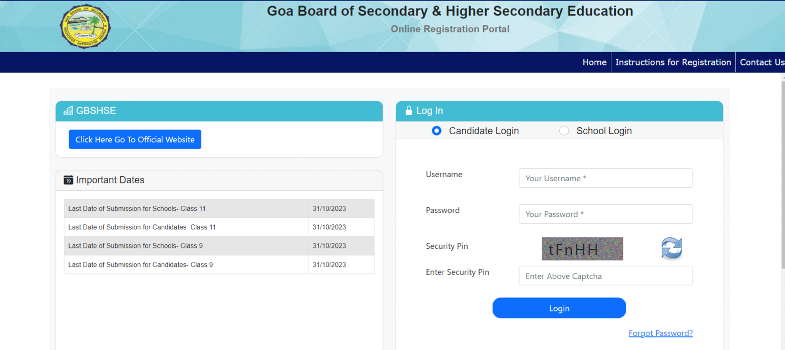 Goa Board HSSC Admit Card 2024 Out, Class 12 Hall Ticket Download Link