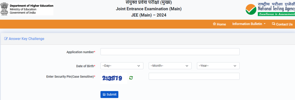 JEE Mains Answer Key 2024 Out, Check NTA Official Website Link