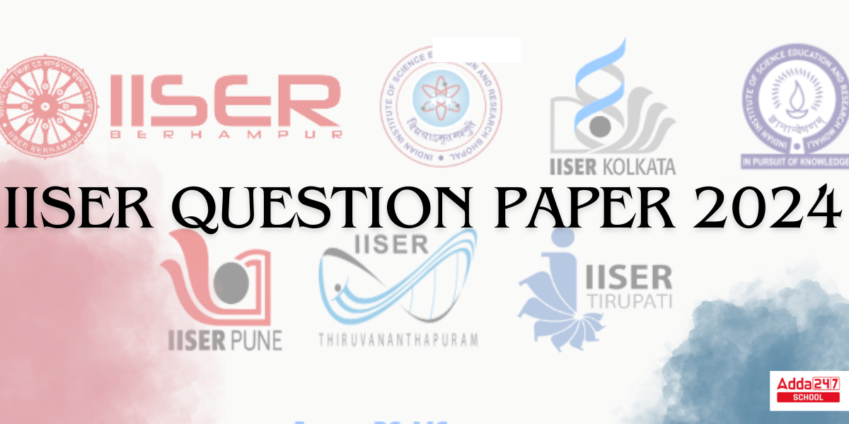 IAT Previous Year Question Paper, IISER Question Paper 2024, IISER PYQ PDF