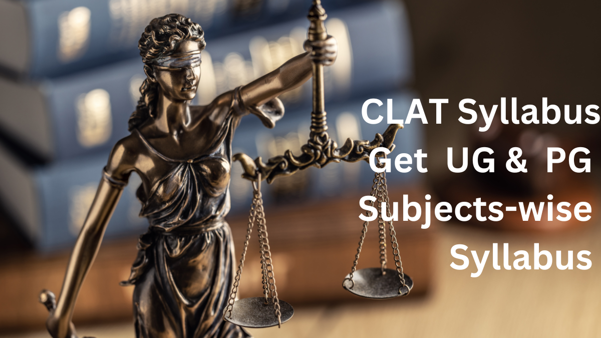 CLAT Syllabus 2025 PDF Download For UG and PG