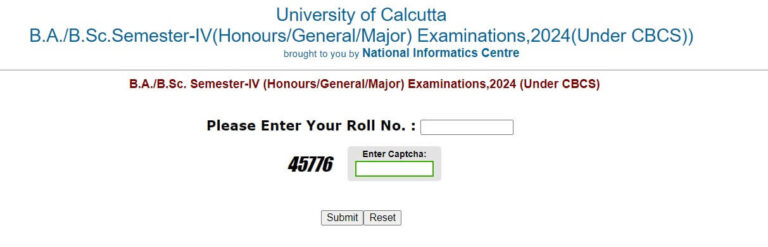 Calcutta University Result 2024 Out, Check CU BA, BSc 2nd Sem Results at wbresults.nic.in