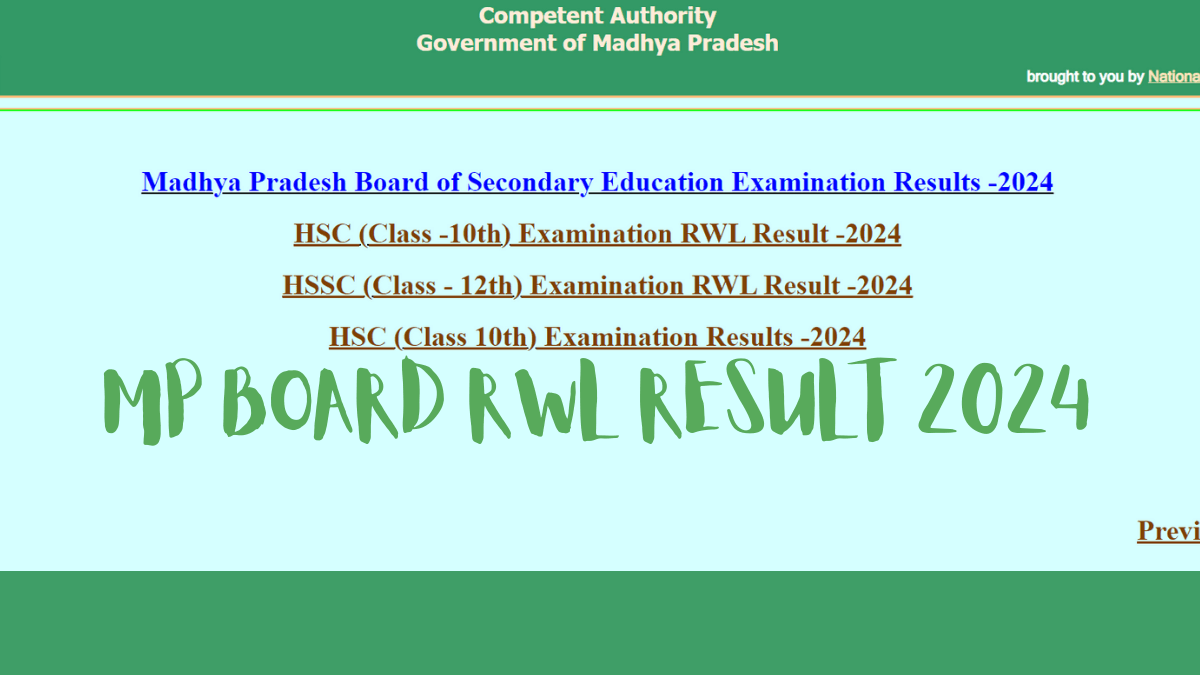 Mp Board Supplementary Result 2024 For Class 10 12 Out Get Mpbse 10th