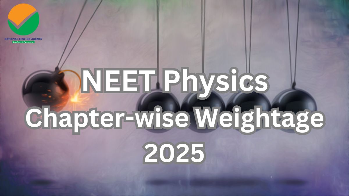 NEET Physics Chapter Wise Weightage 2025, Check Important Topics