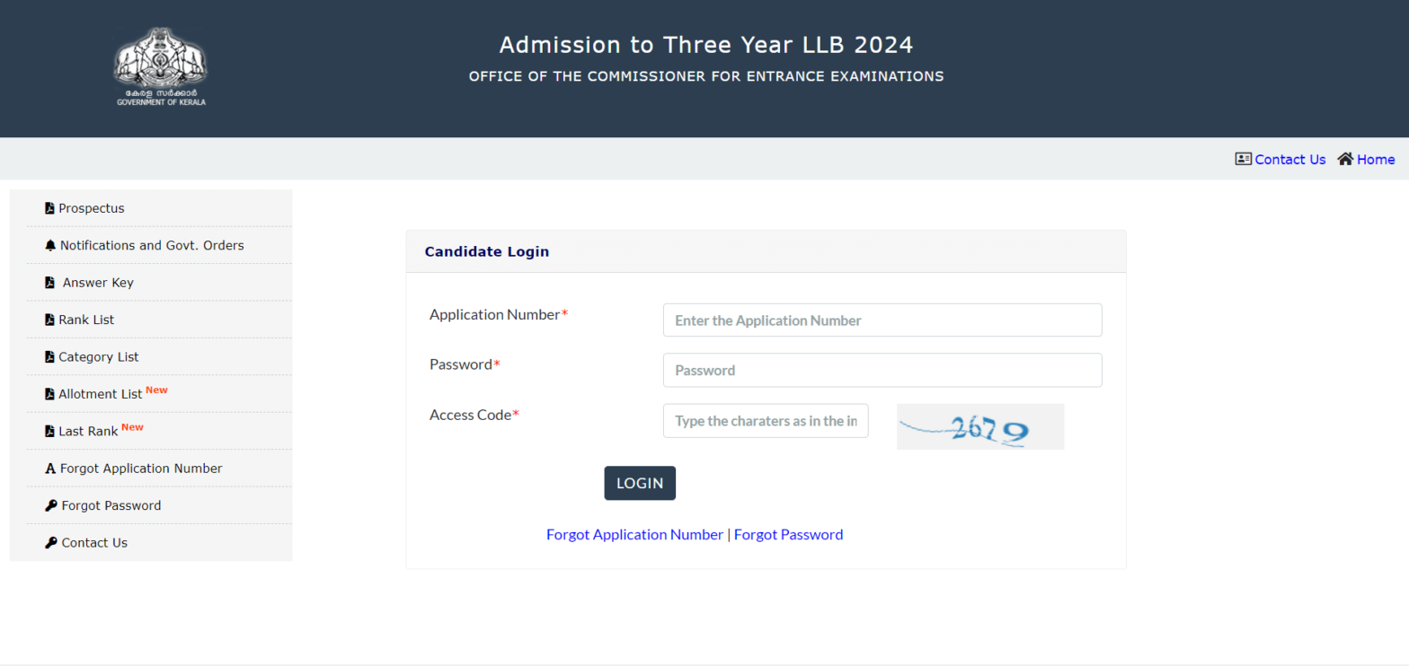 KLEE Seat Allotment Result 2024 Out, Check KLEE 3 and 5 Year LLB Round 2 Allotment List Here