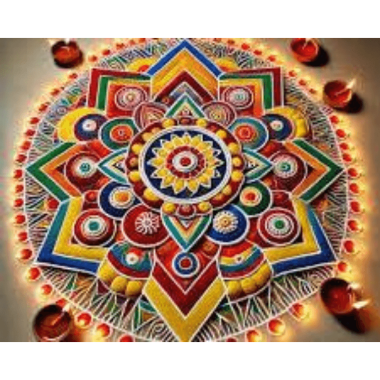Diwali Rangoli Easy Design 2025: Simple Rangoli Designs for Competition ...