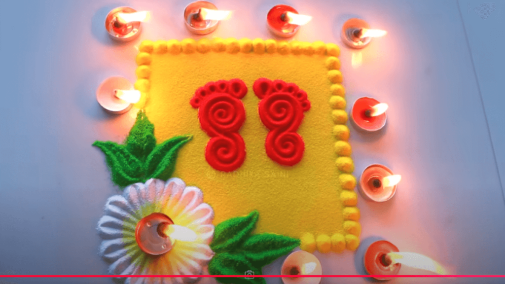 Diwali Rangoli Easy Design 2025: Simple Rangoli Designs for Competition ...