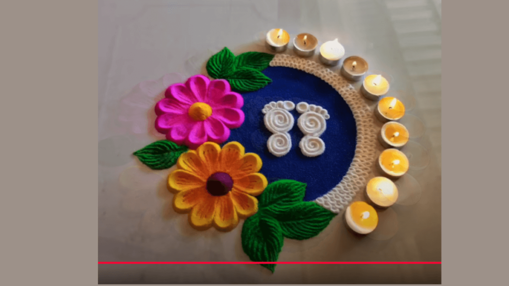 Diwali Rangoli Easy Design 2025: Simple Rangoli Designs for Competition ...