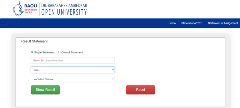 BAOU Result 2024 Out, Download UG and PG Marksheet Here
