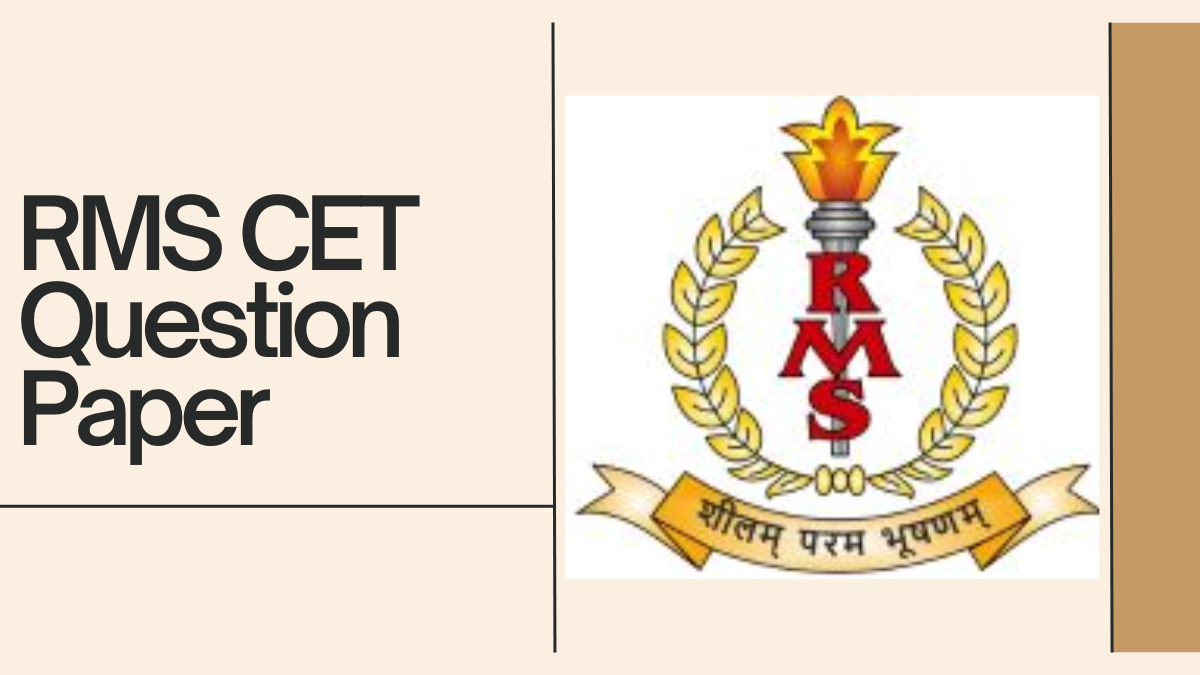RMS Question Paper For Class 6 9 PDF Download