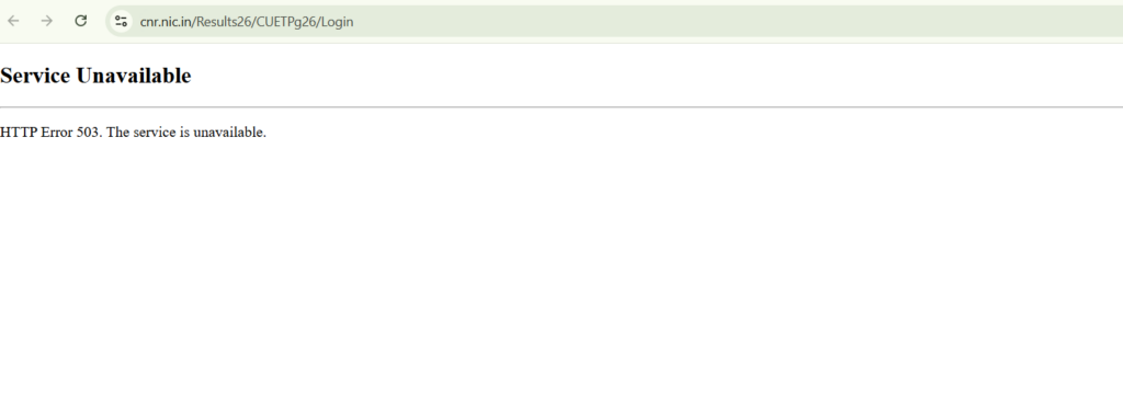 CUET PG 2026 Result LINK OUT Now, Direct Link, Live Updates