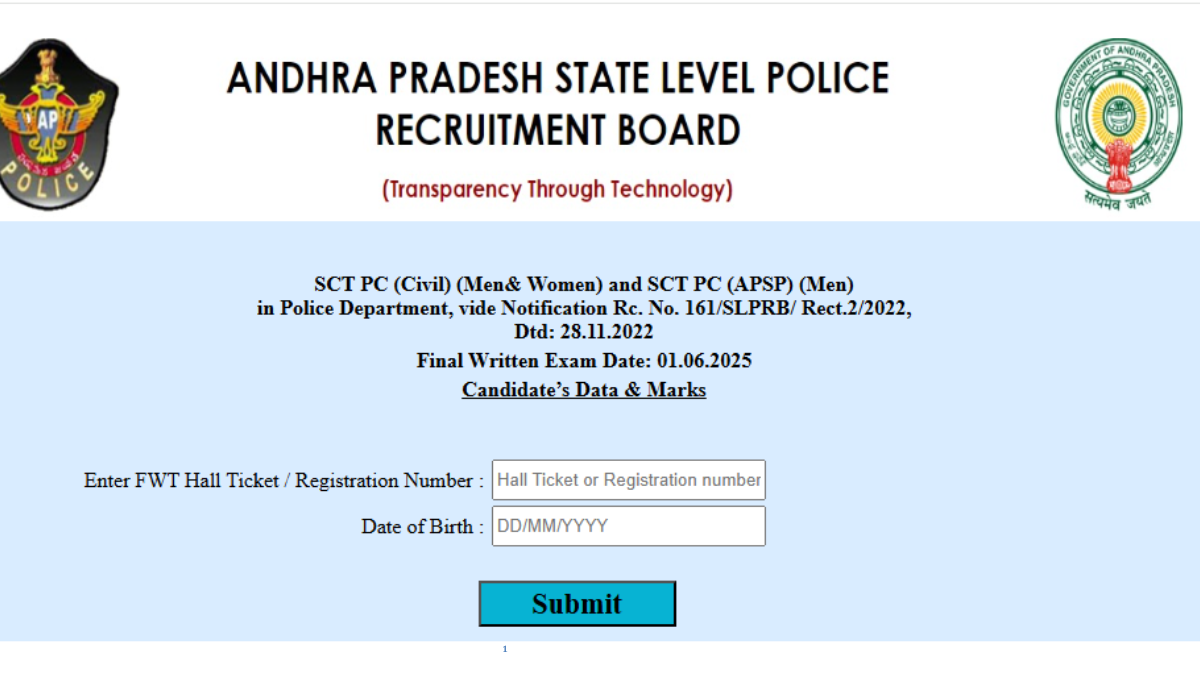 AP Police Constable Result 2025 Out, Check OMR Sheet And Scorecard PDF ...