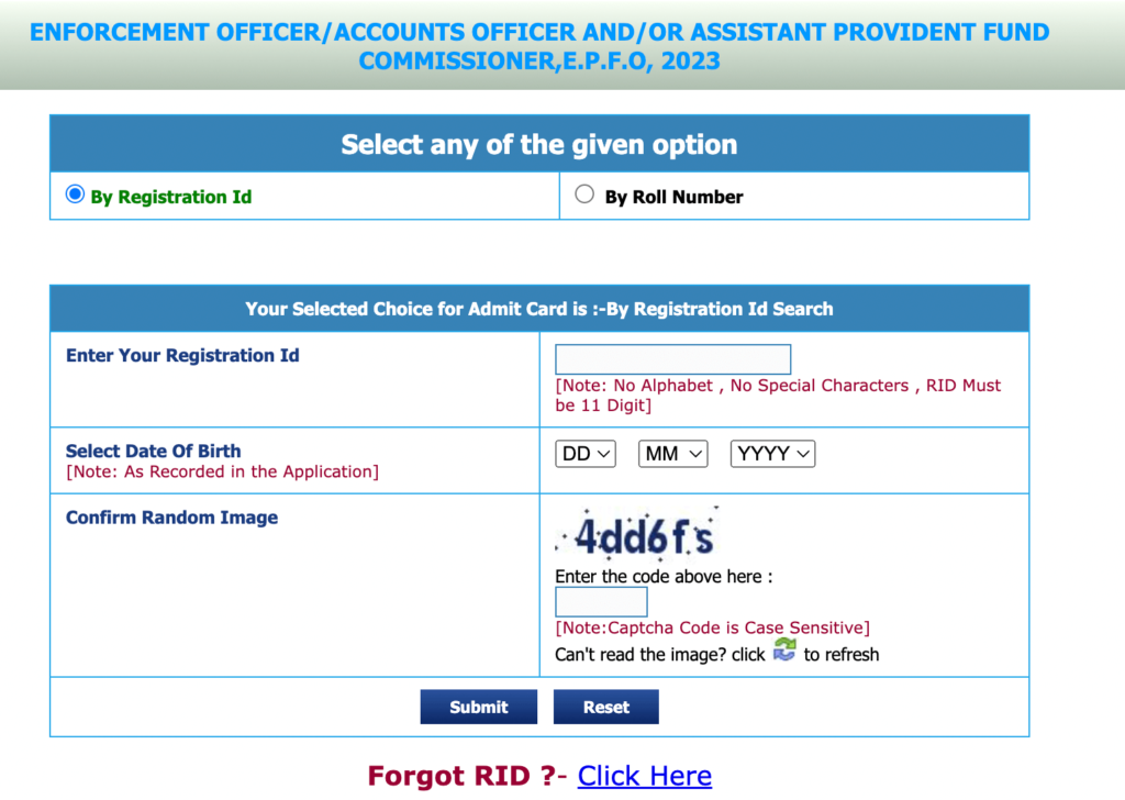 UPSC EPFO Admit Card 2023 Out, Download Link Expiring Soon
