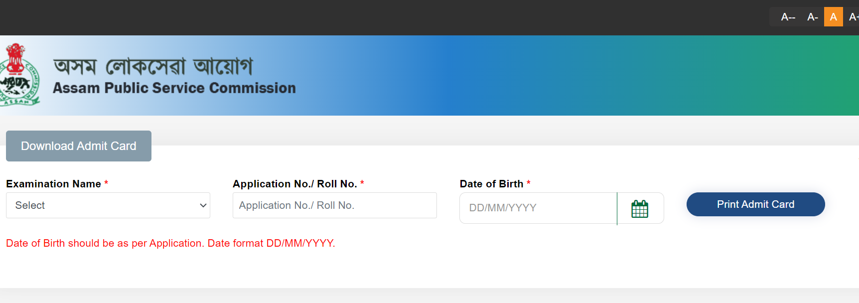 APSC Admit Card 2024 Out, Get Link to Download Admit Card
