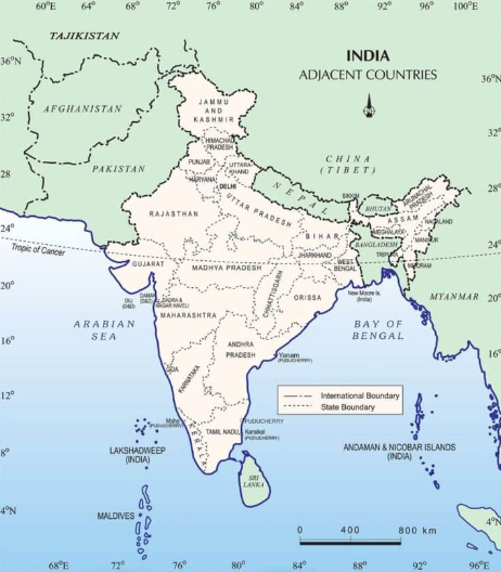 India's Geographical Extent and Frontiers: A Detailed Overview