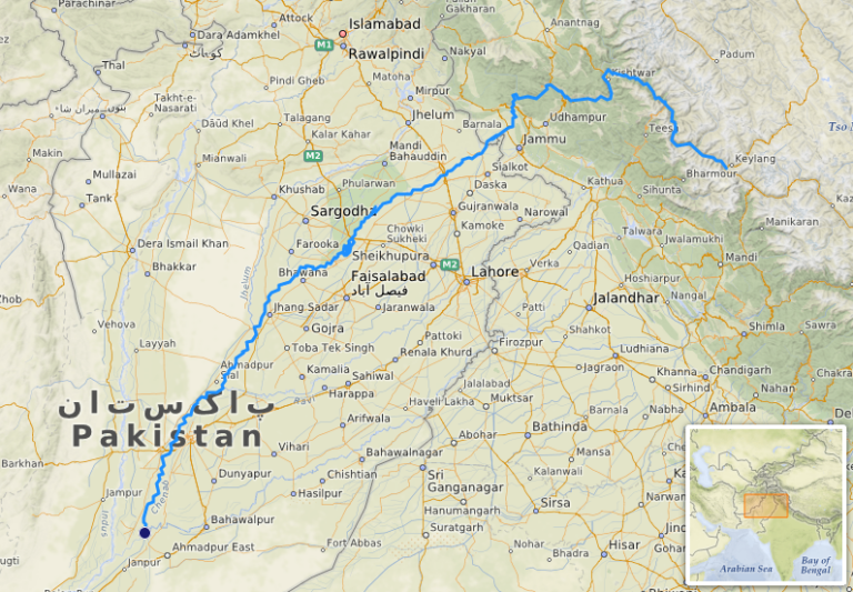 Indus River System: Map, Length, Tributaries and Explanation of Origin