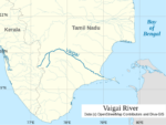 East Flowing Rivers, List of Rivers With Their Map