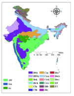 Koppen Classification of Climatic Regions of India