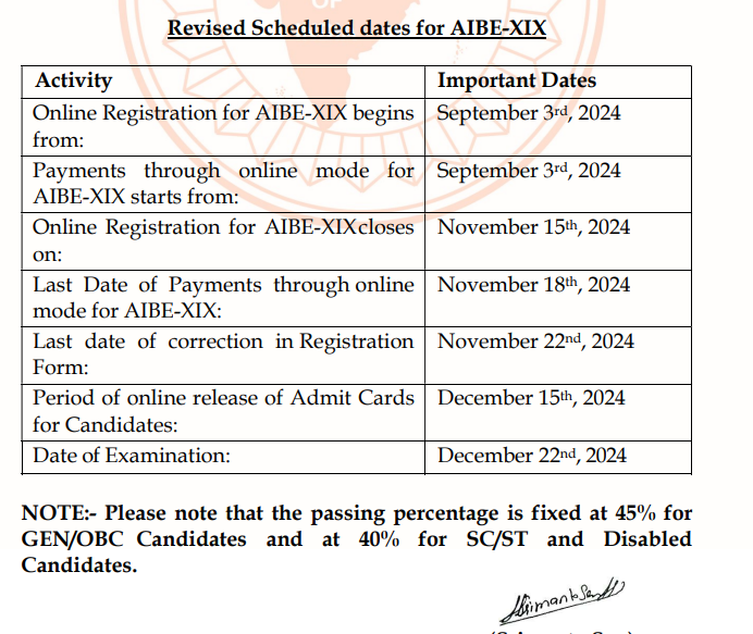 AIBE 19 Exam Date 2024 Out, Download Exam Schedule PDF